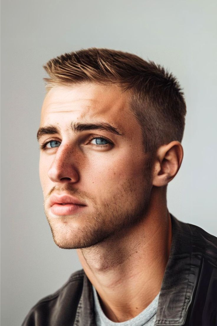 Kiểu tóc Crew Cut nam mạnh mẽ đậm chất quân đội với phong cách hiện đại ...