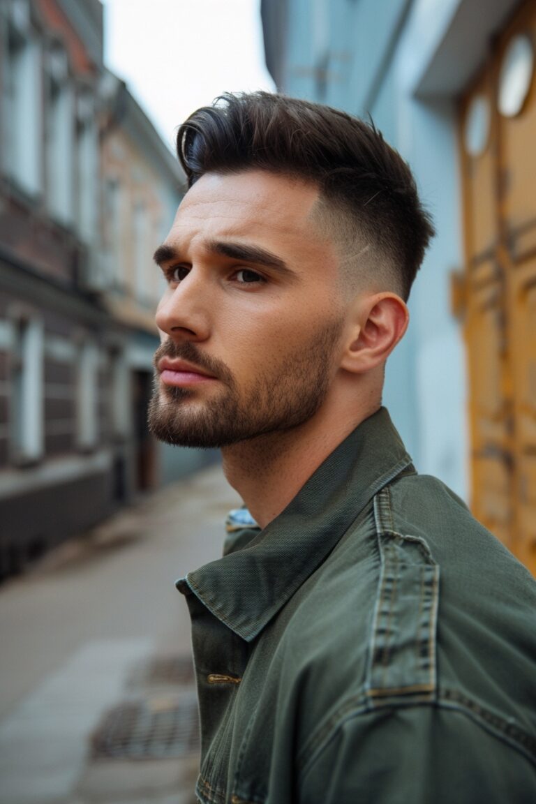 Kiểu tóc Crew Cut nam mạnh mẽ đậm chất quân đội với phong cách hiện đại ...